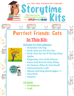 Storytime: Purrfect Friends: Cats | Joint Base San Antonio Libraries