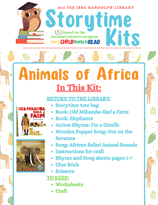 Storytime: Animals of Africa | Joint Base San Antonio Libraries