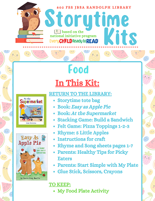 Storytime: Food | Joint Base San Antonio Libraries