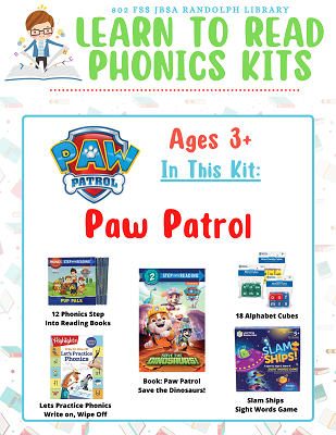 Phonics: Paw Patrol | Joint Base San Antonio Libraries