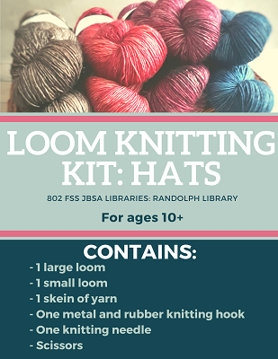 Hands-On Hobby: Loom Knitting Kit #1 | Joint Base San Antonio Libraries