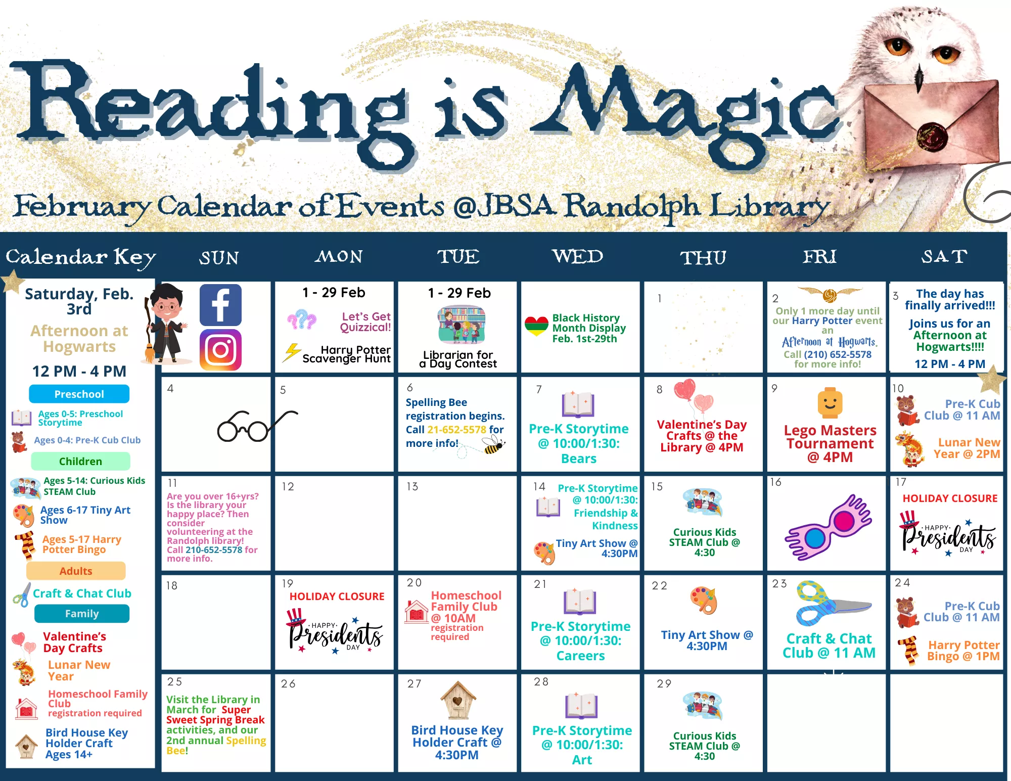 JBSA Randolph Library Events Calendar | Joint Base San Antonio Libraries