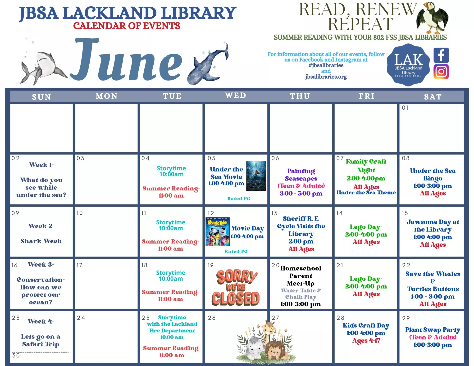 JBSA Lackland Library Events Calendar | Joint Base San Antonio Libraries